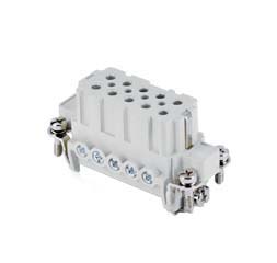 JDAF 10, wkład żeński, JDA seria, połączenie śrubowe, 10 pin + PE, 16 A ...