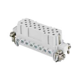 wkład męski, JDA seria, połączenie śrubowe, 16 pin + PE, 16 A 250 V 4 ...